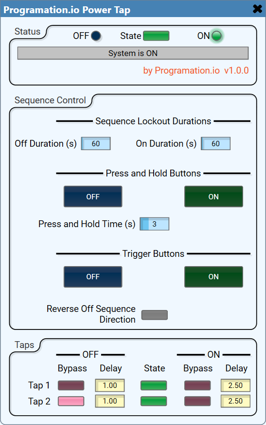 Programation.io - Power Tap